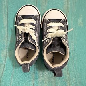 Converse | Shoes | Converse Toddler Blue Denim Allstar Sz 8 | Poshmark